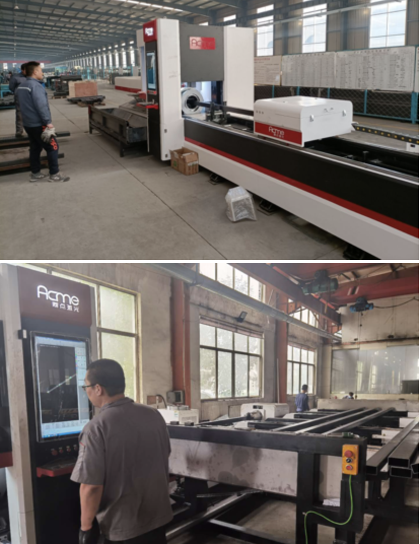Acme Tube Laser Cutting Machine for Agriculture Machinery Manufacturing ...